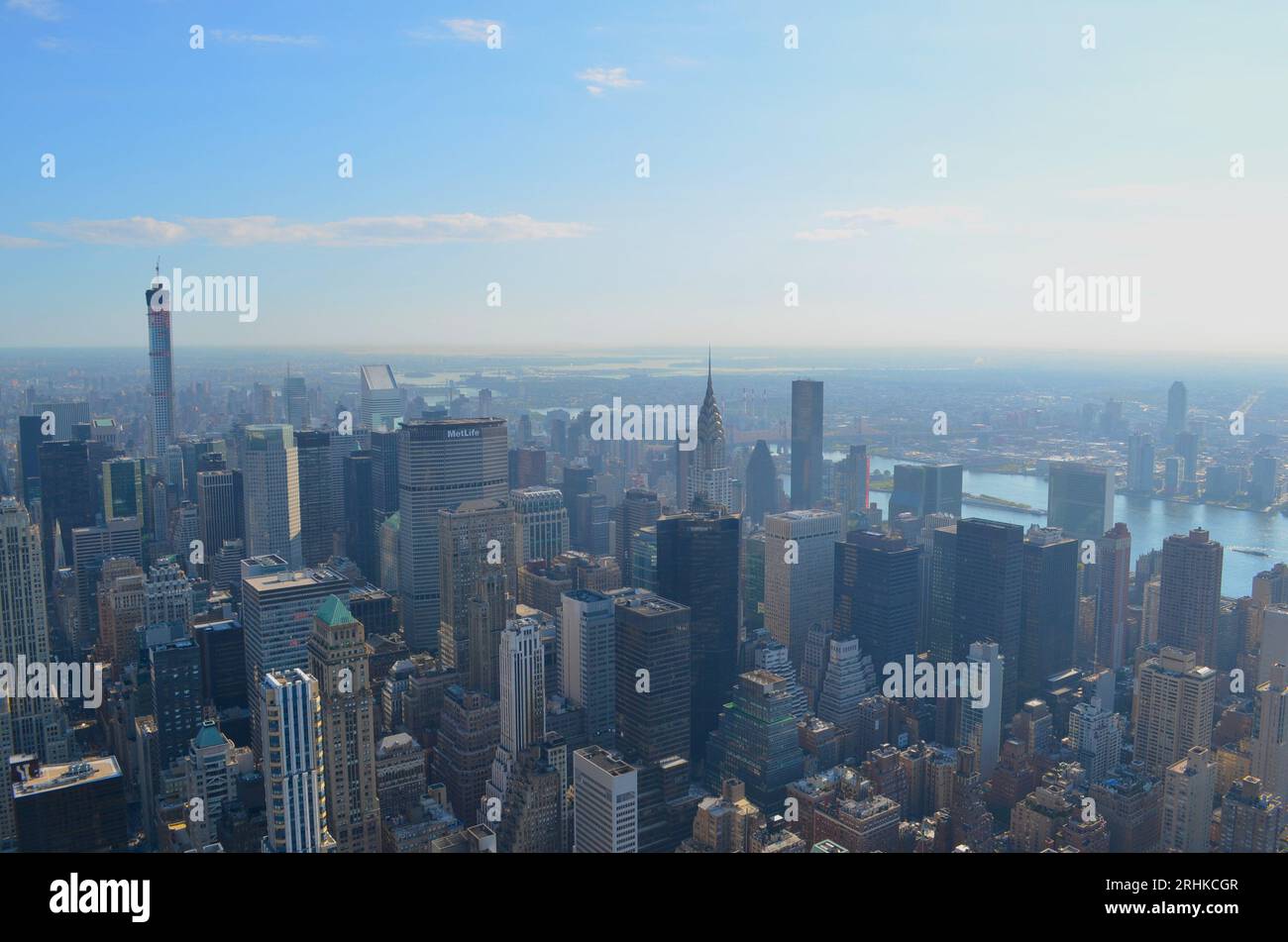 Aerial view new york manhattan hi-res stock photography and images - Alamy
