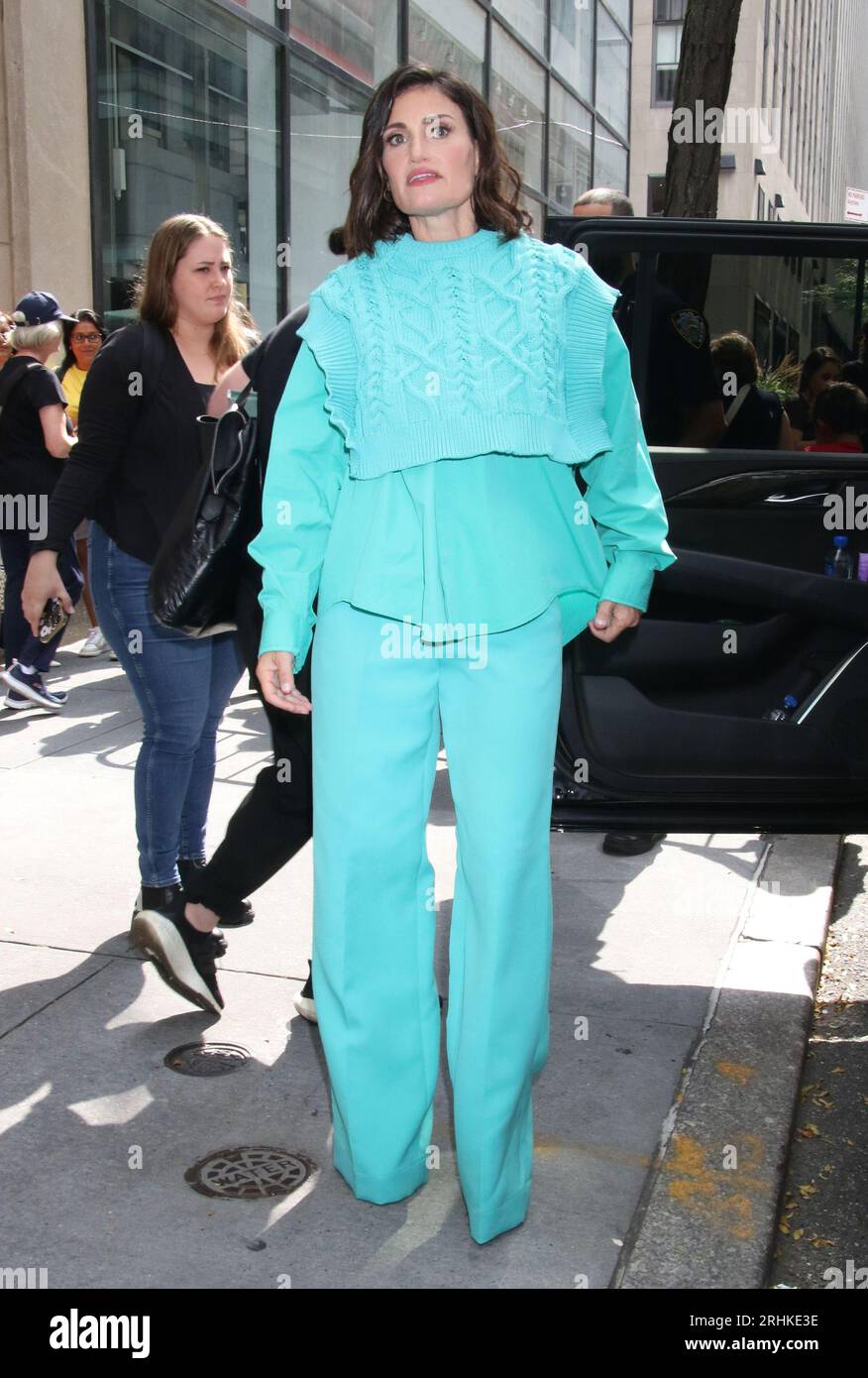 New York, NY, USA. 17th Aug, 2023. Idina Menzel seen at NBC's Today ...