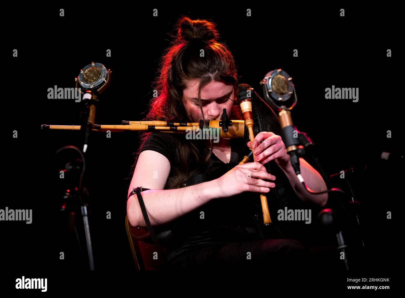 Edinburgh, Scotland. Thu 17 August 2023. Piper Brìghde Chaimbeul and ...