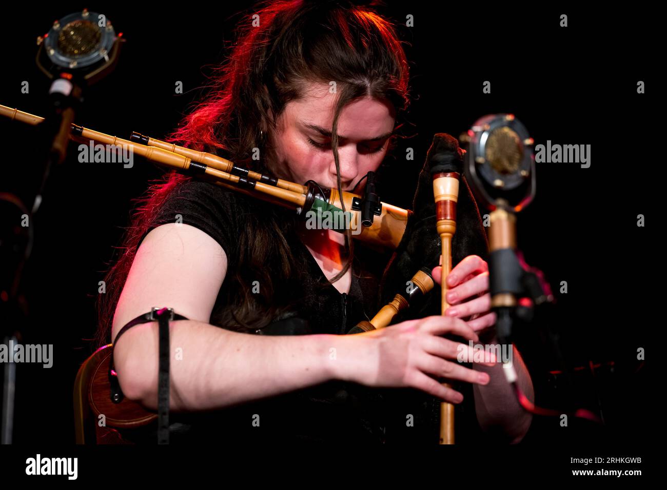 Edinburgh, Scotland. Thu 17 August 2023. Piper Brìghde Chaimbeul and ...