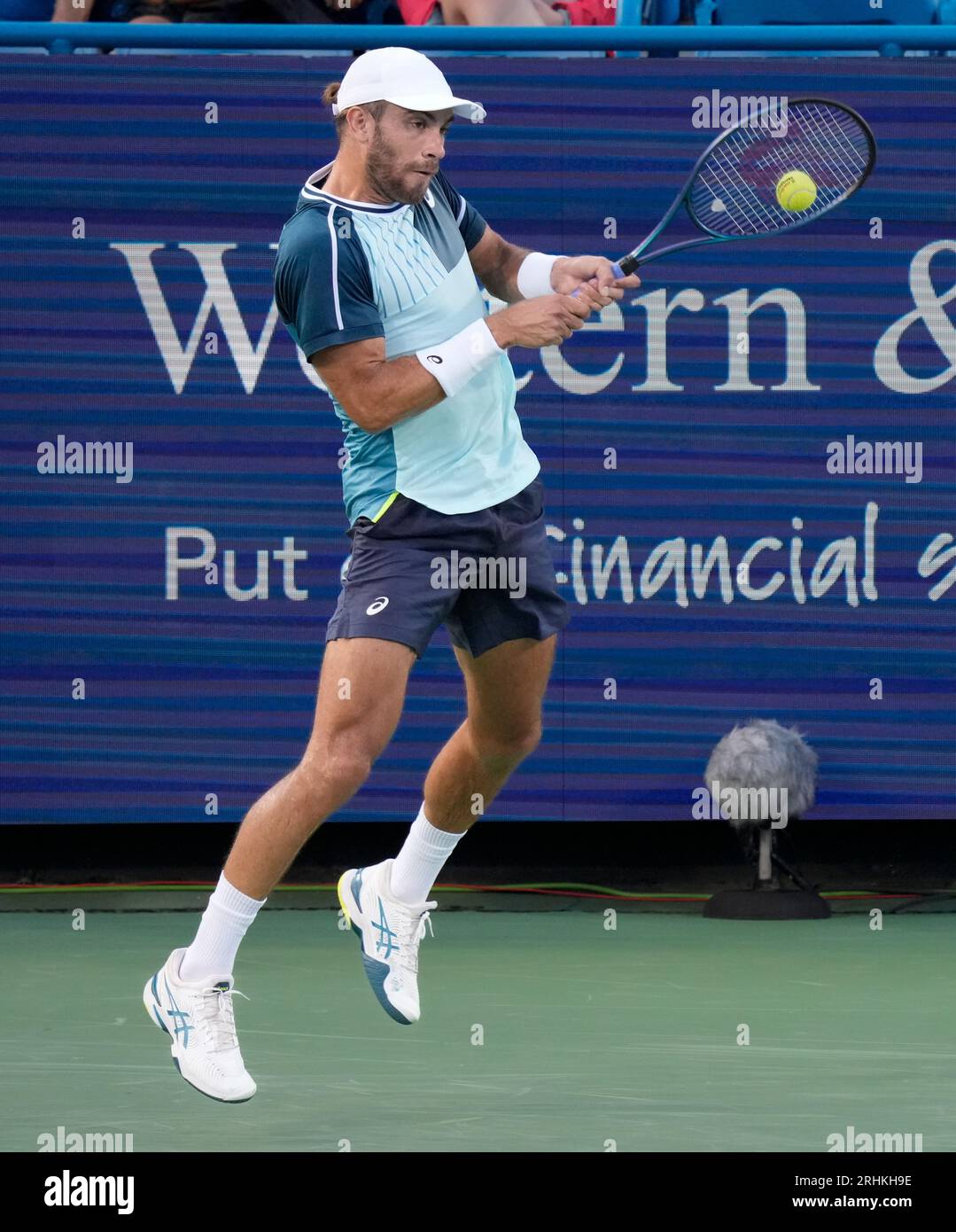 Borna Coric plays at the Western & Southern Open being played on August ...