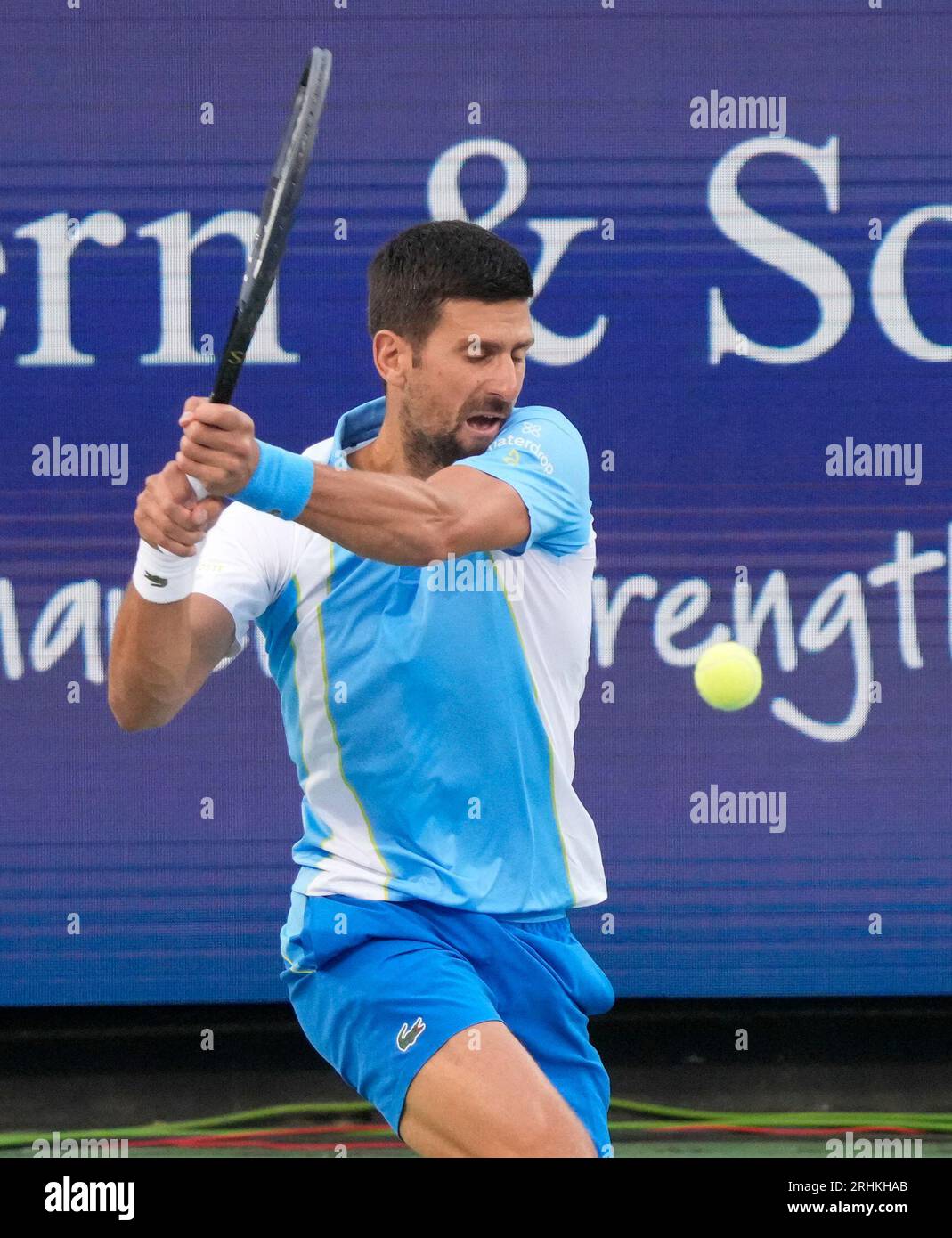 August 16, 2023: Novak Djokovic (SRB) defeated Alejandro Davidovich ...