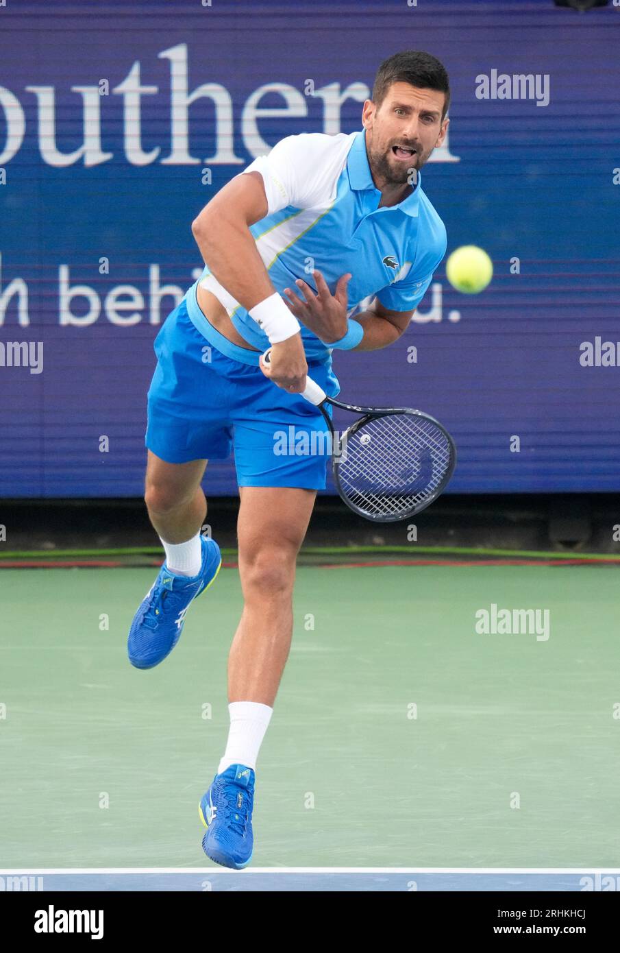 August 16, 2023: Novak Djokovic (SRB) defeated Alejandro Davidovich ...