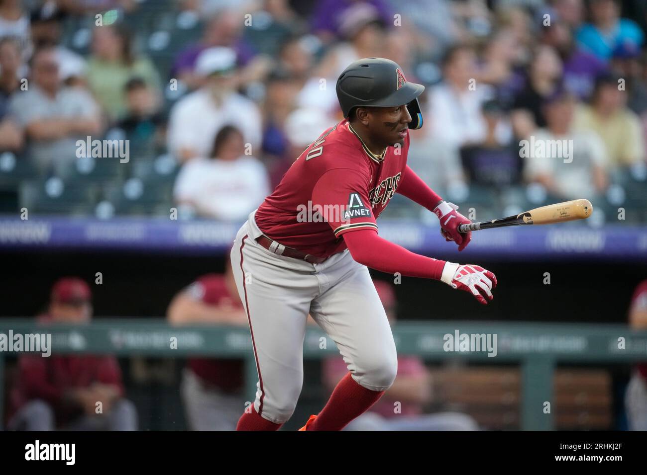 Arizona Diamondbacks shortstop Geraldo Perdomo (2) in the second inning ...