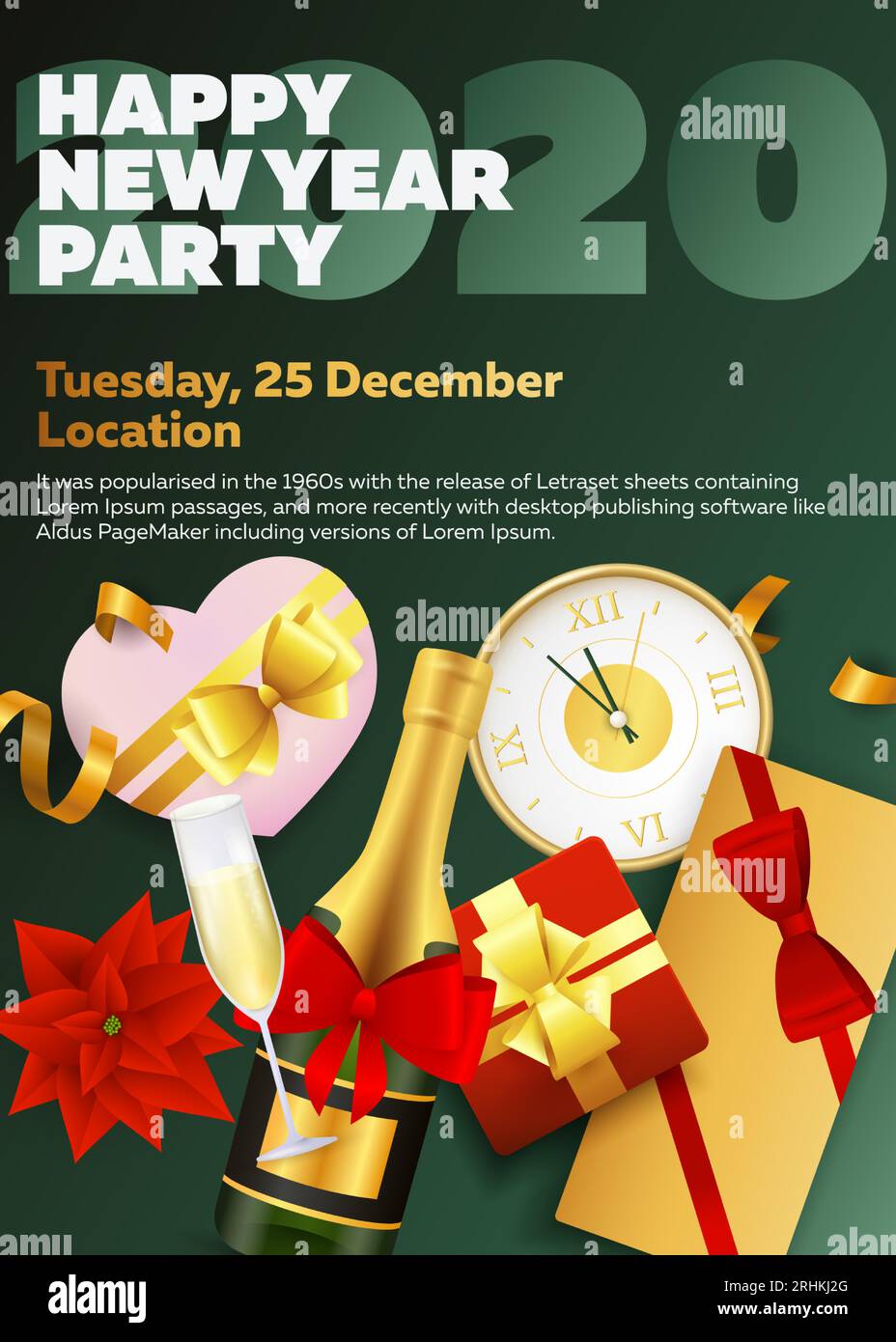 Happy New Year banner design Stock Vector Image & Art - Alamy