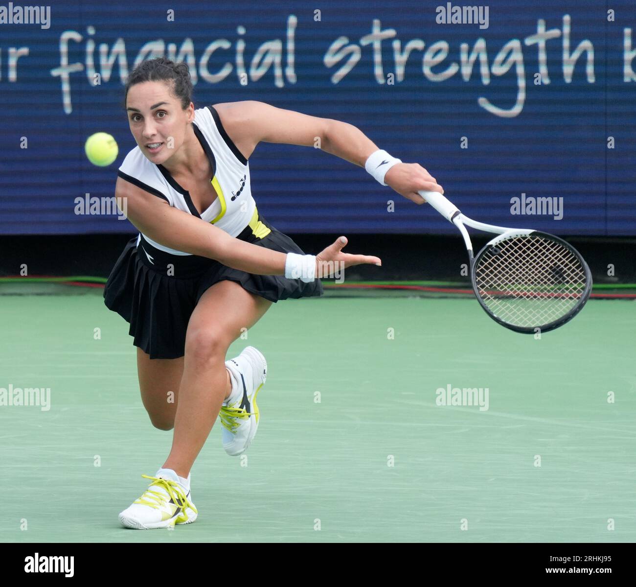 August 15, 2023: Martina Trevisan (ITA) loses to Jessica Pegula (USA ...