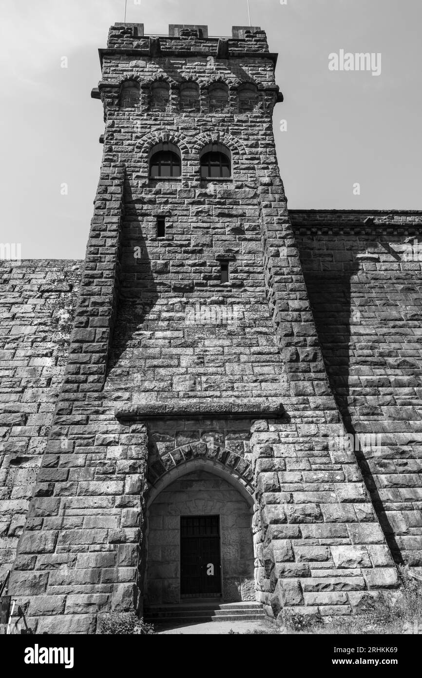 Photo of the Derwent dam at Derwent reservoir in the Peak District ...