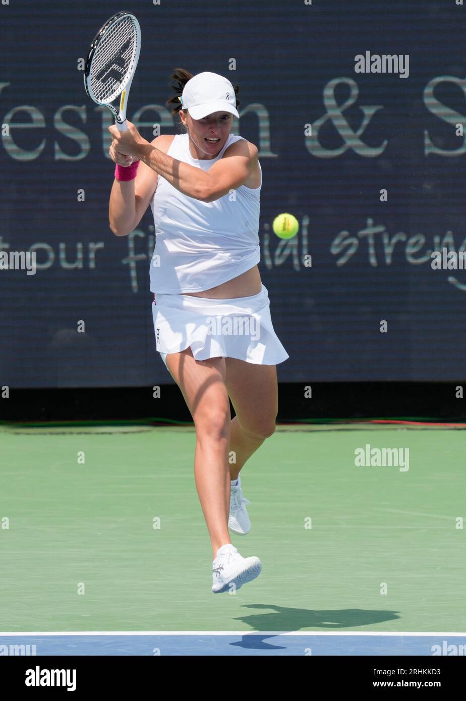 August 16, 2023: Iga Swiatek (POL) defeated Danielle Collins (USA) 6-1 ...