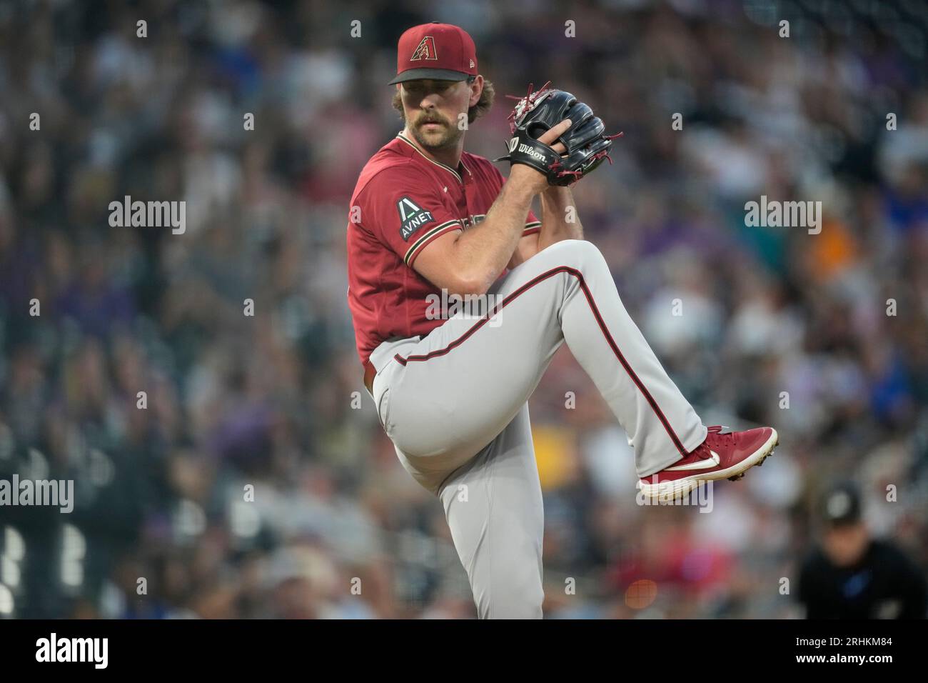 Arizona Diamondbacks relief pitcher Tyler Gilbert (49) in the fifth ...