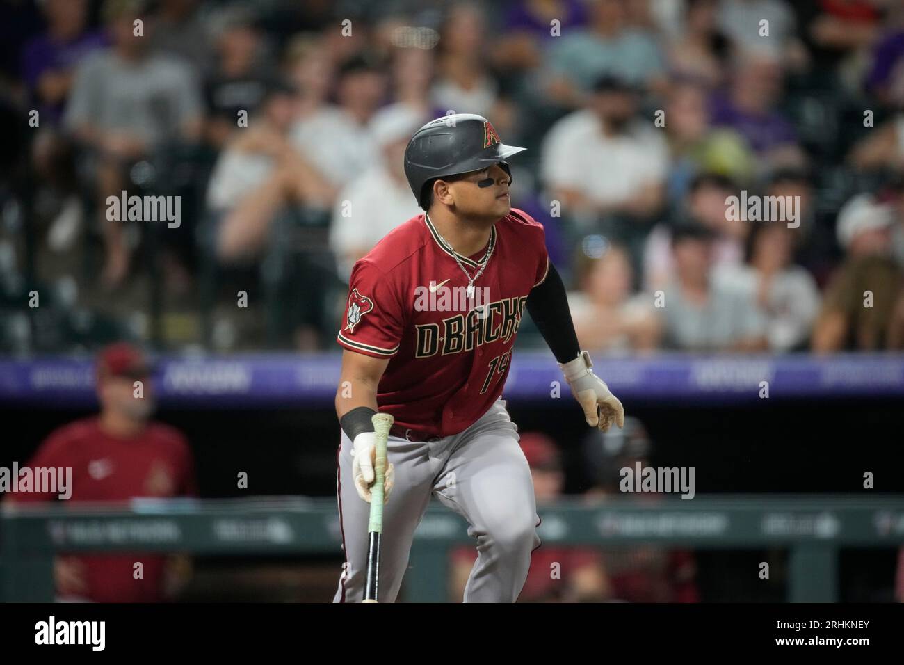 Arizona Diamondbacks catcher Gabriel Moreno (14) in the eighth inning ...