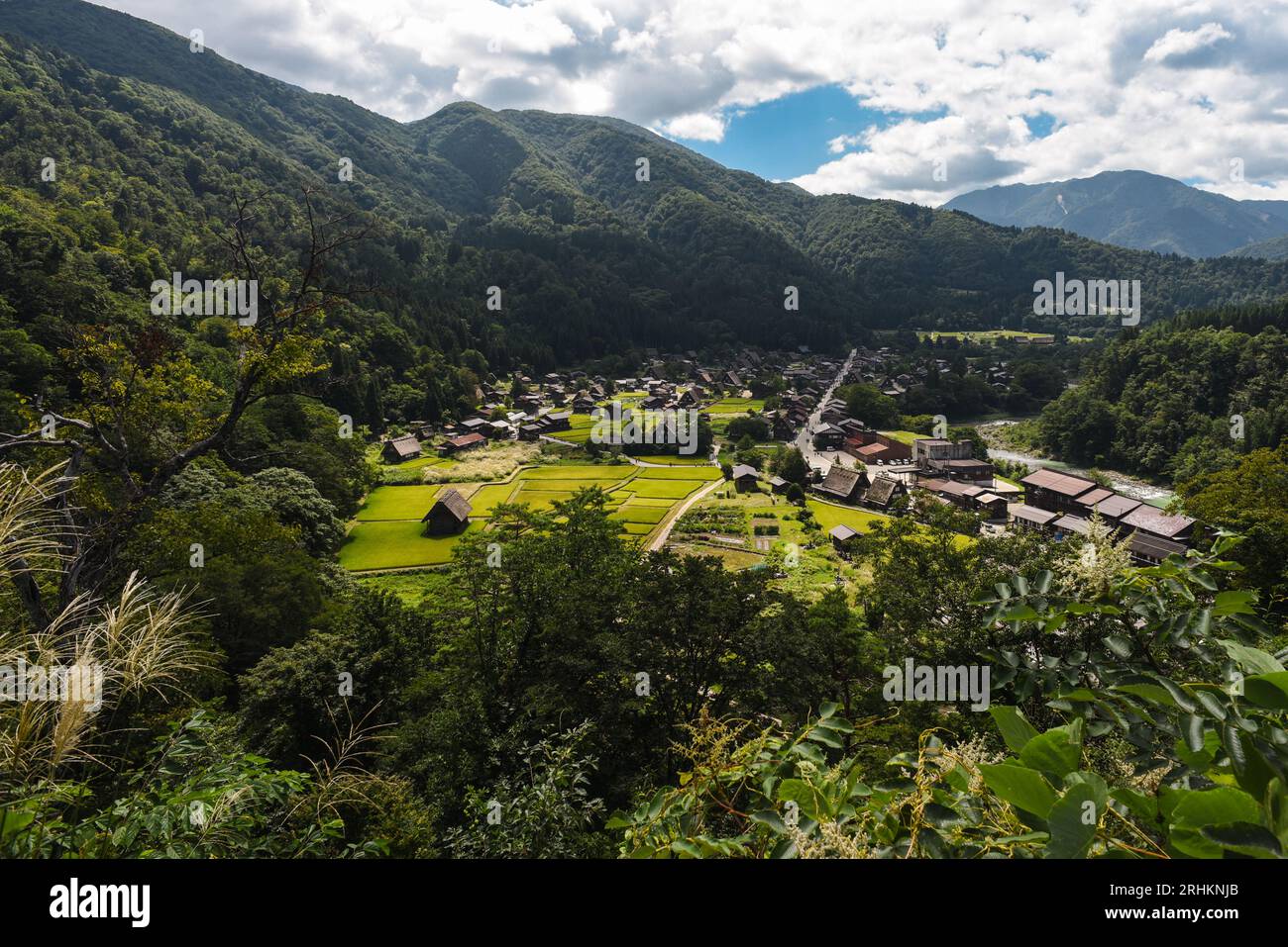 Shirakawa-go, traditional village showcasing a building style known as ...