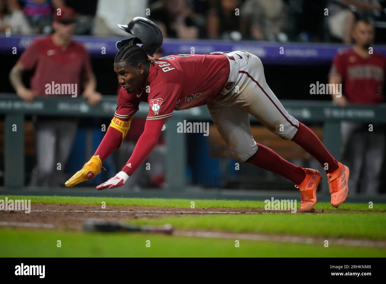 Arizona Diamondbacks shortstop Geraldo Perdomo (2) in the eighth inning ...