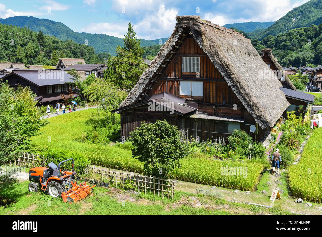 Shirakawa-go, traditional village showcasing a building style known as ...