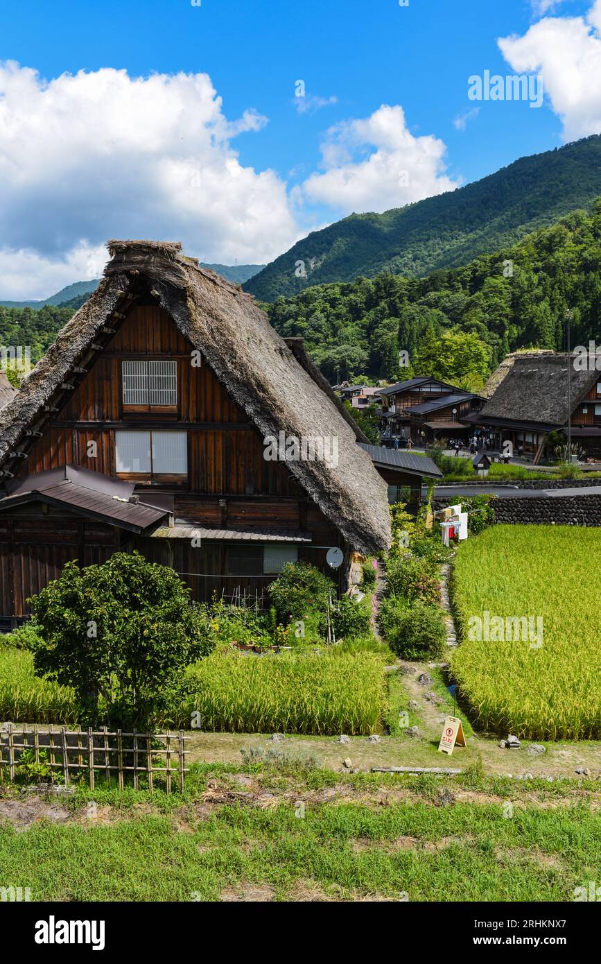 Shirakawa-go, traditional village showcasing a building style known as ...