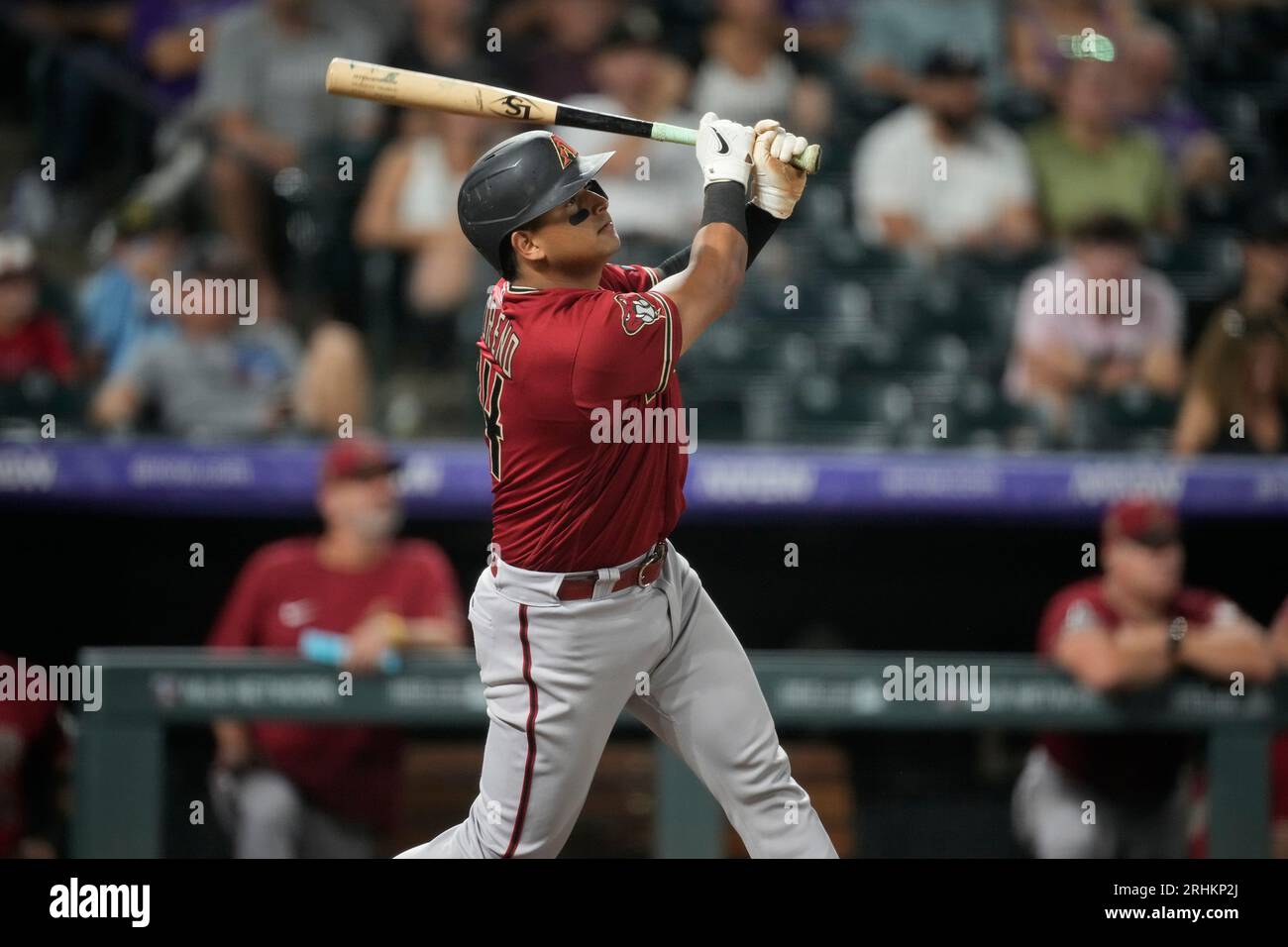 Arizona Diamondbacks catcher Gabriel Moreno (14) in the eighth inning ...
