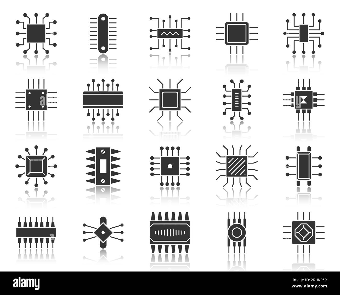 Cpu tech logo Stock Vector Images - Alamy