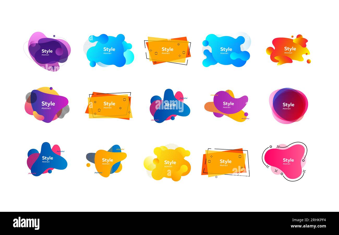 Collection for marketing design Stock Vector Image & Art - Alamy