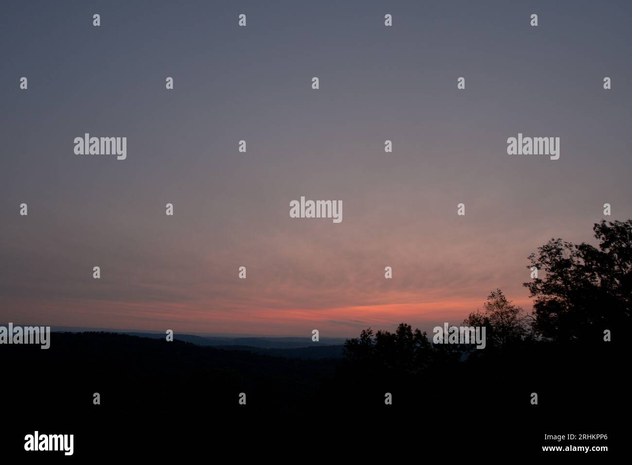 Sunrise from Roundtop Mountain in Pennsylvania Stock Photo - Alamy