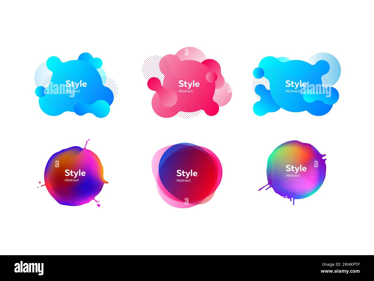 Set of creative abstract graphic elements Stock Vector Image & Art - Alamy