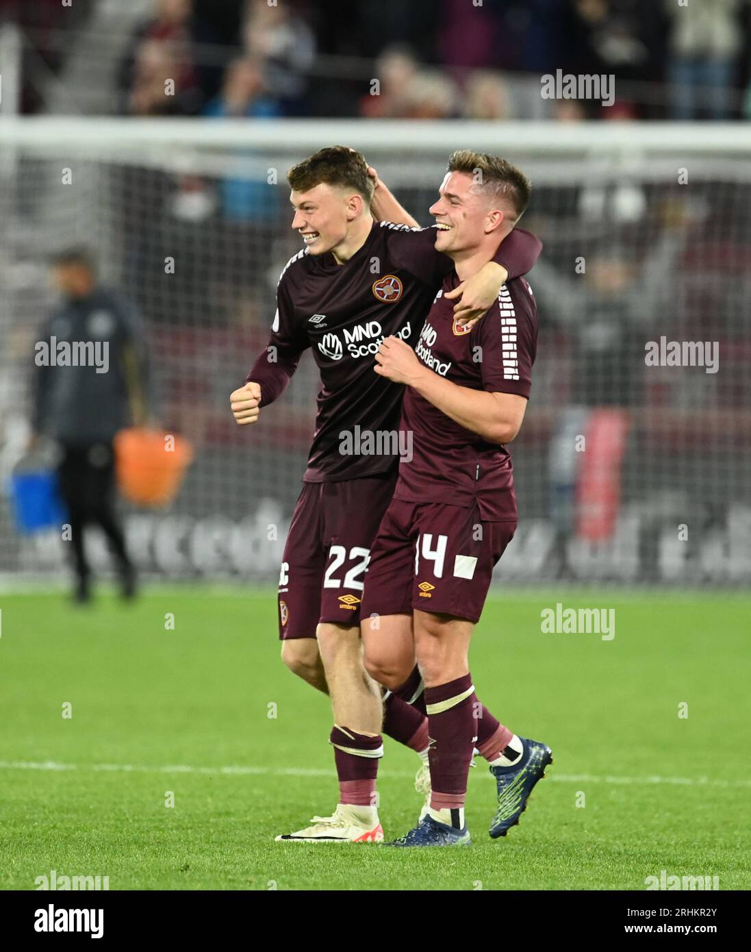 Tynecastle Park. Edinburgh.Scotland.UK, 17th Aug 23 Hearts v Rosenborg ...