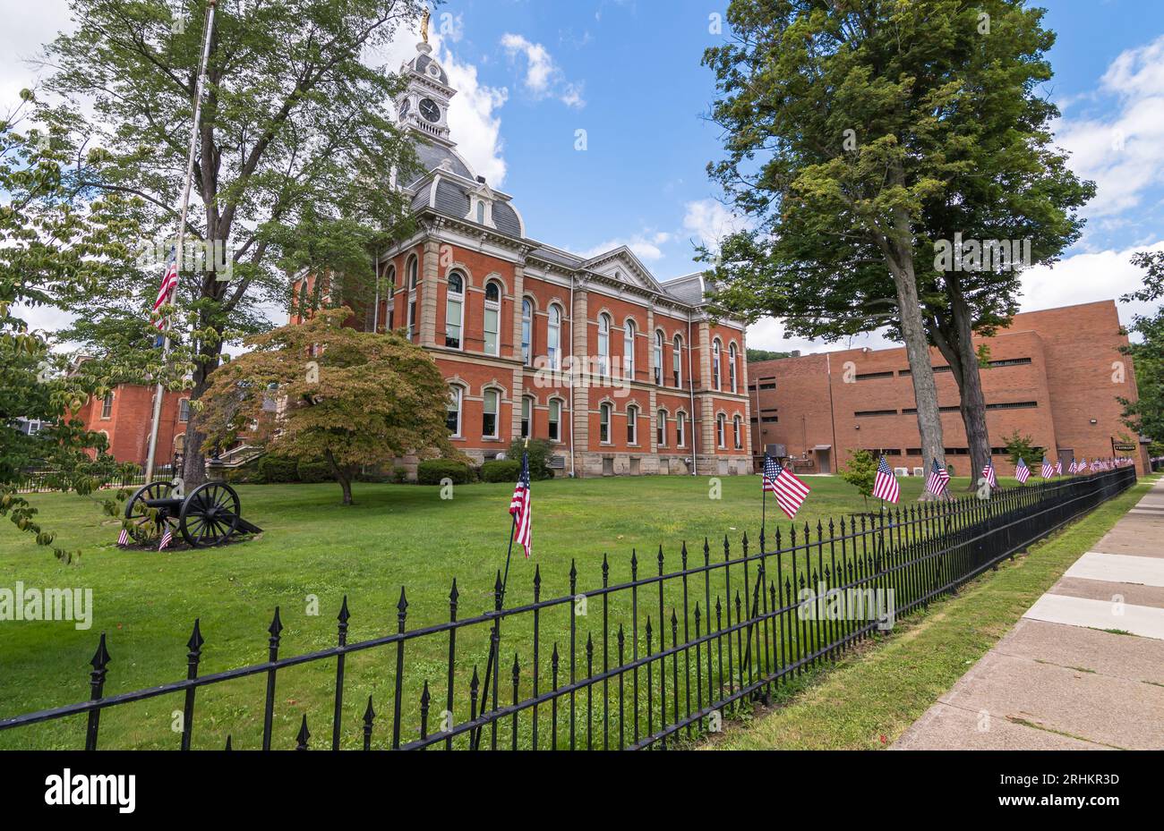The Warren County Courthouse and Jail on Fourth Street, built in 1877 ...