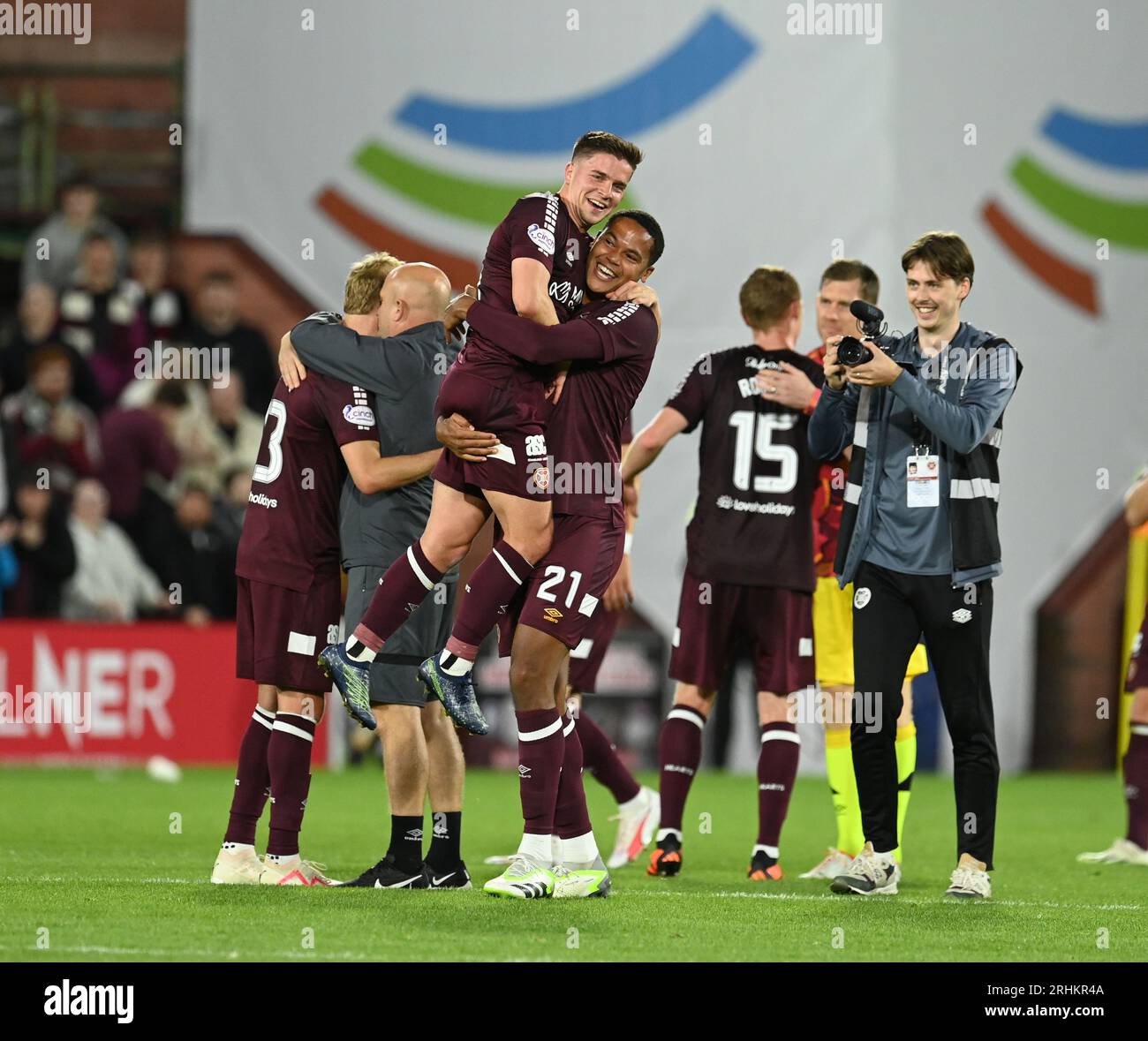 Tynecastle Park. Edinburgh.Scotland.UK, 17th Aug 23 Hearts v Rosenborg ...