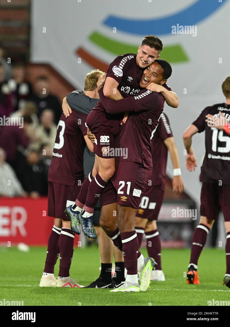 Tynecastle Park. Edinburgh.Scotland.UK, 17th Aug 23 Hearts v Rosenborg ...