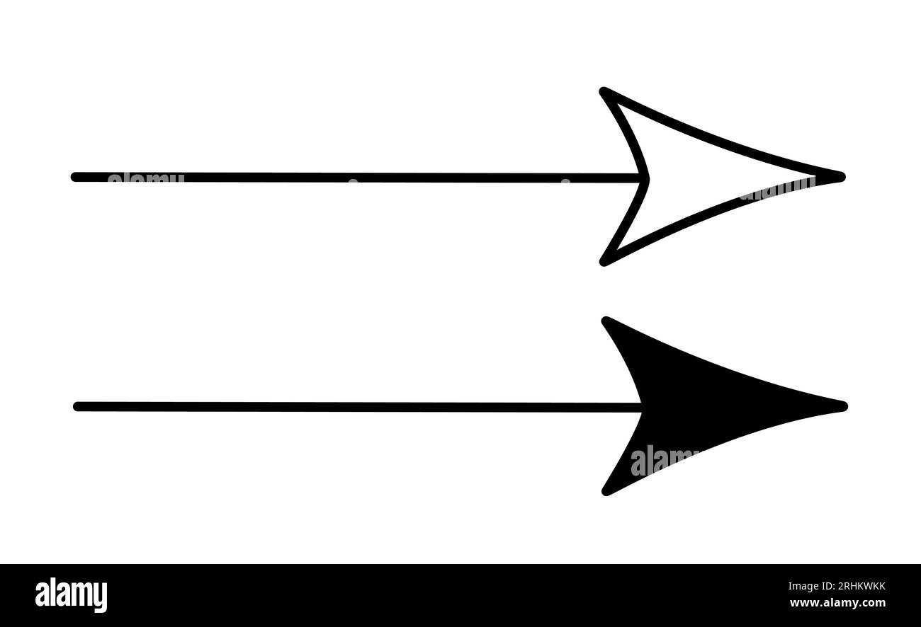 Arrows pointing away Stock Vector Images - Alamy