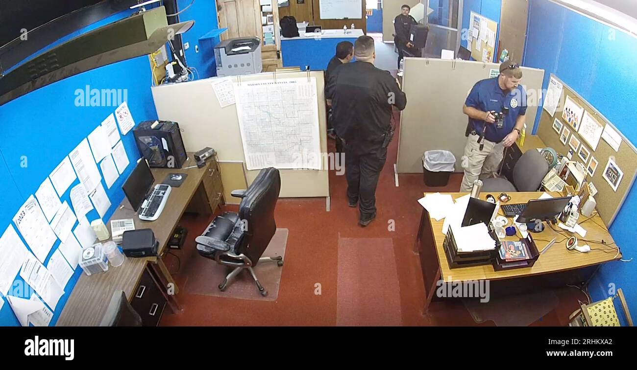 Marion County Kansas Usa 11th Aug 2023 Surveillance Video Showing