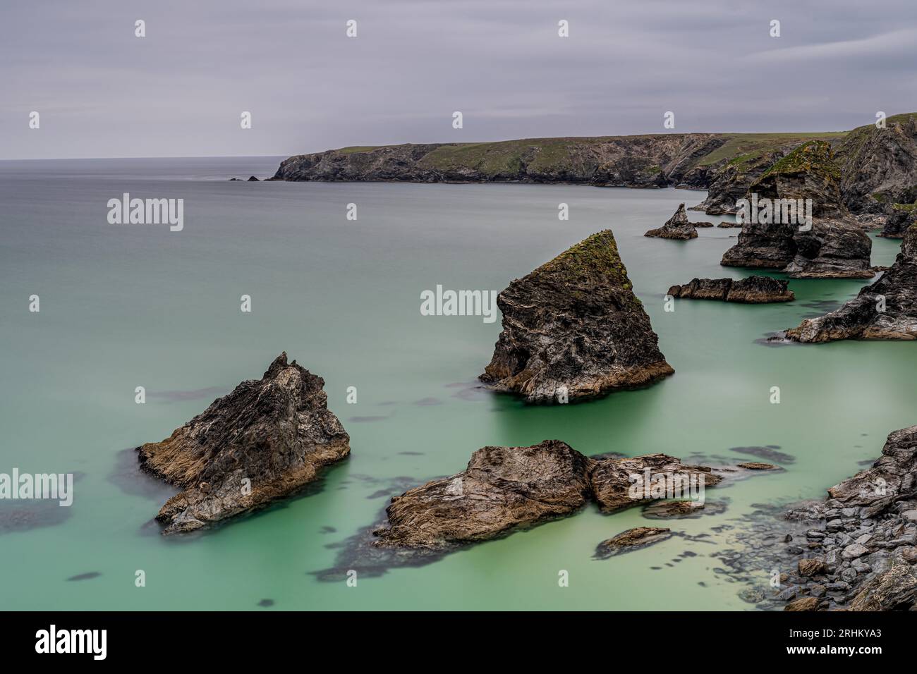 Bedruthen Steps, Cornwall Stock Photo - Alamy