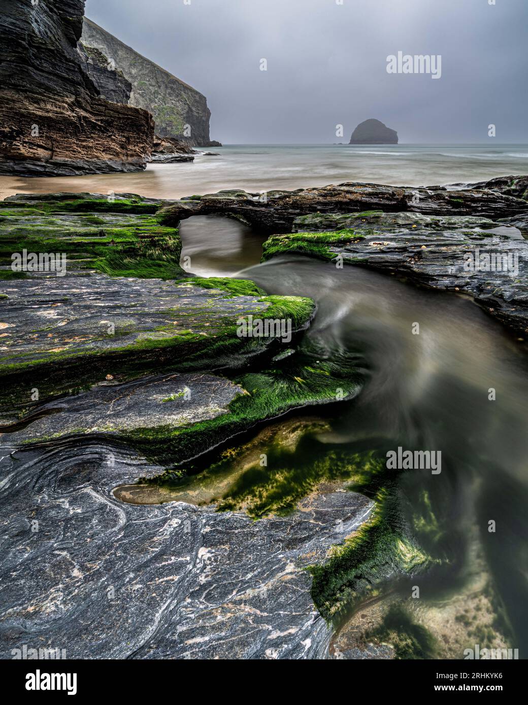 Trebarwith Strand, Cornwall Stock Photo - Alamy
