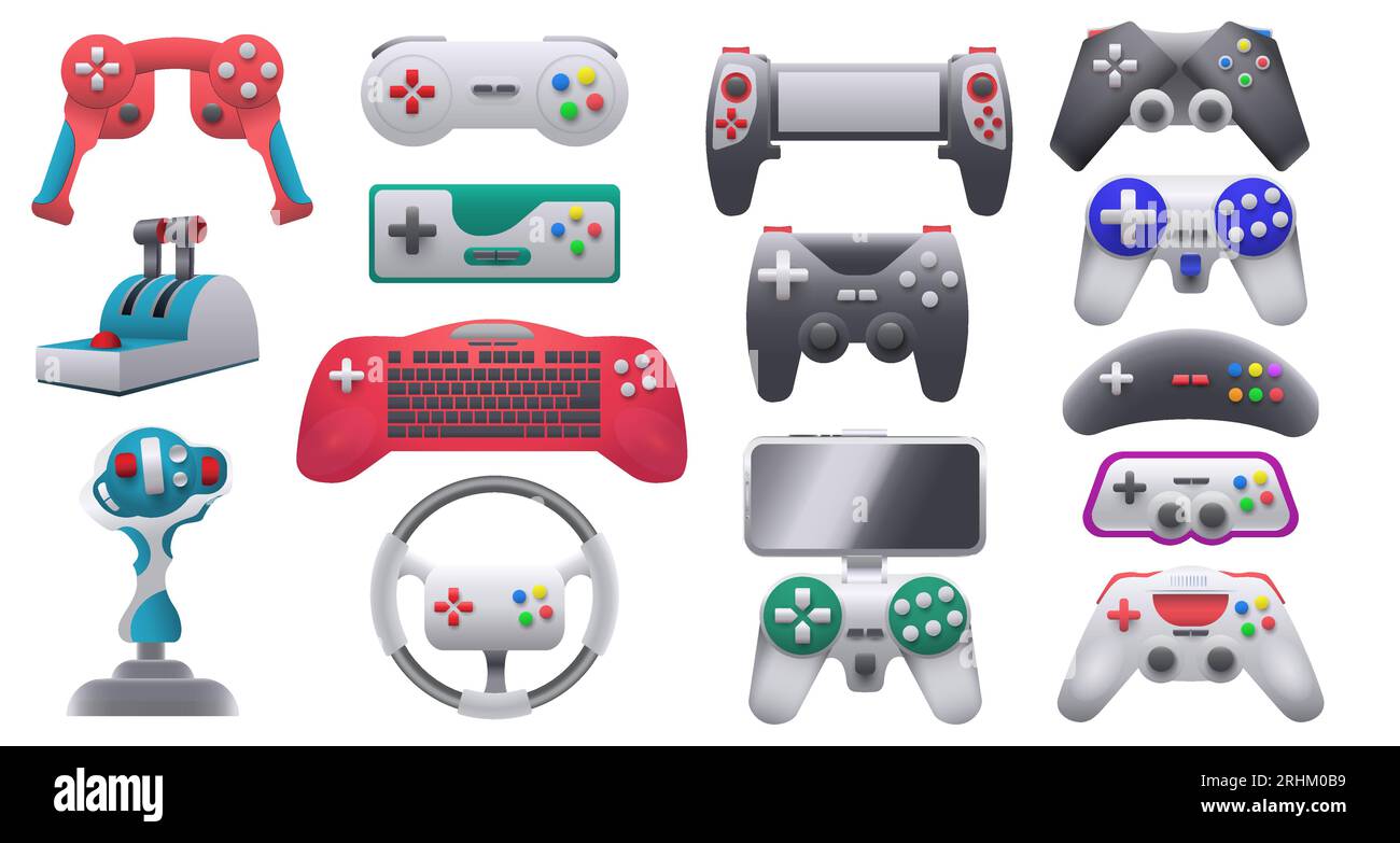 Retro game consoles Stock Vector Images - Alamy