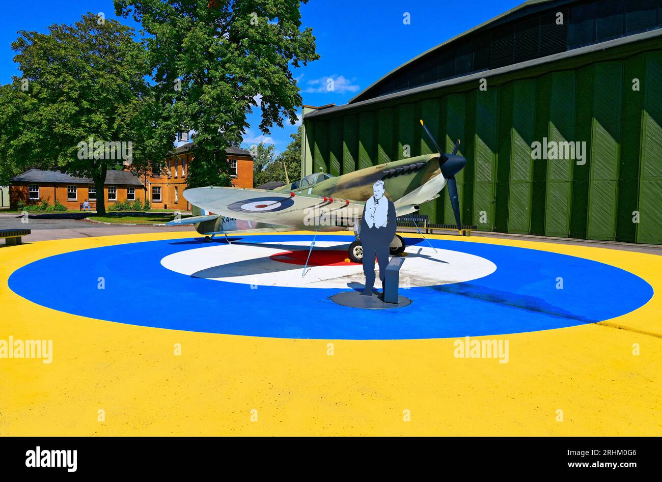 Early Spitfire from the Battle of Britain displayed on a massive RAF ...