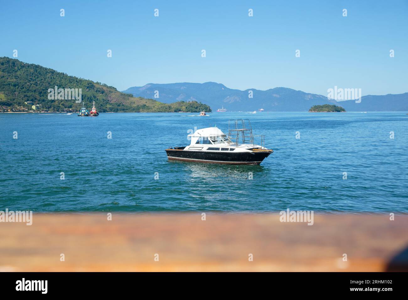 big island bay in Angra dos Reis in Rio de Janeiro, Brazil Stock Photo ...