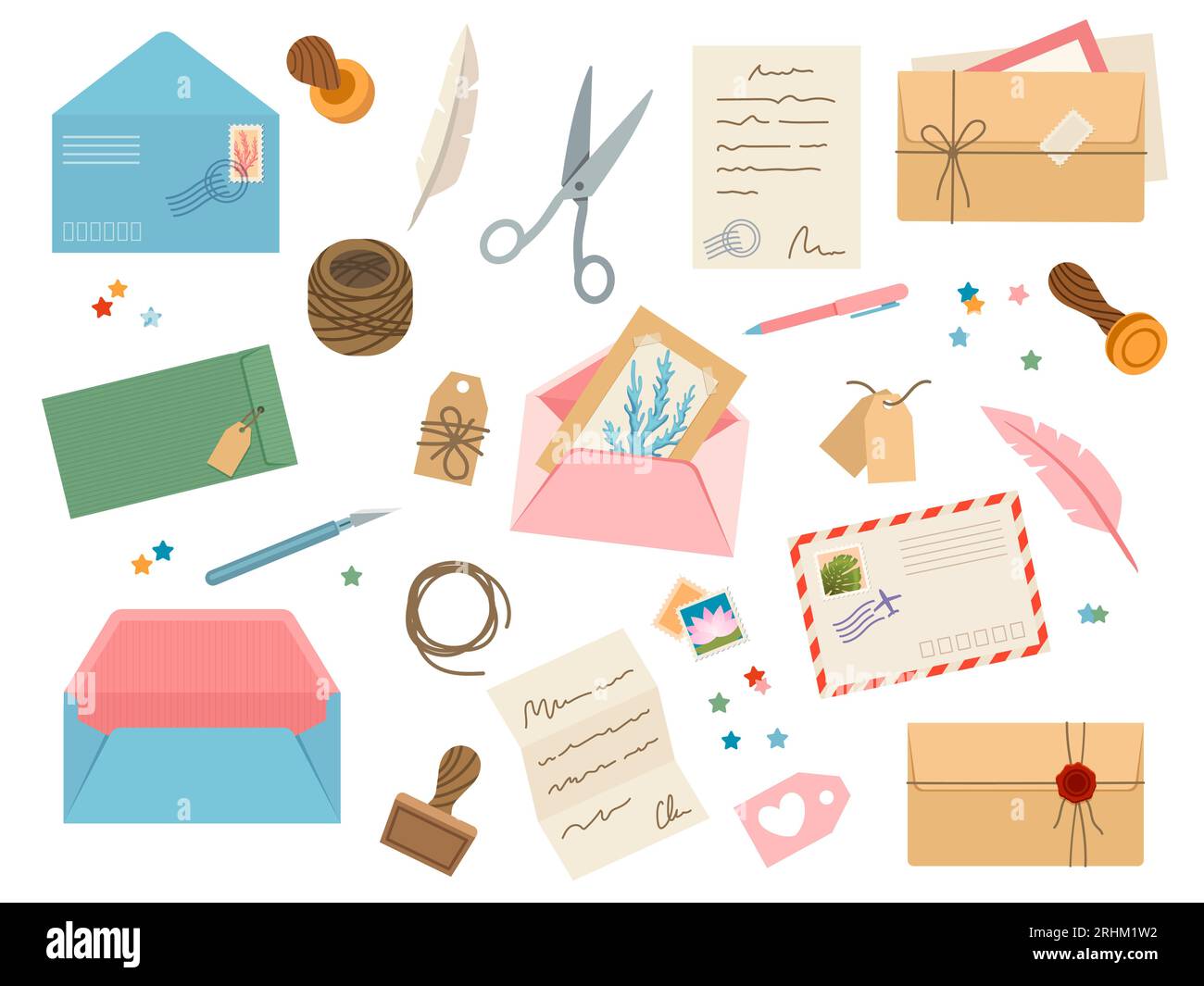 Postal detail Stock Vector Images - Alamy