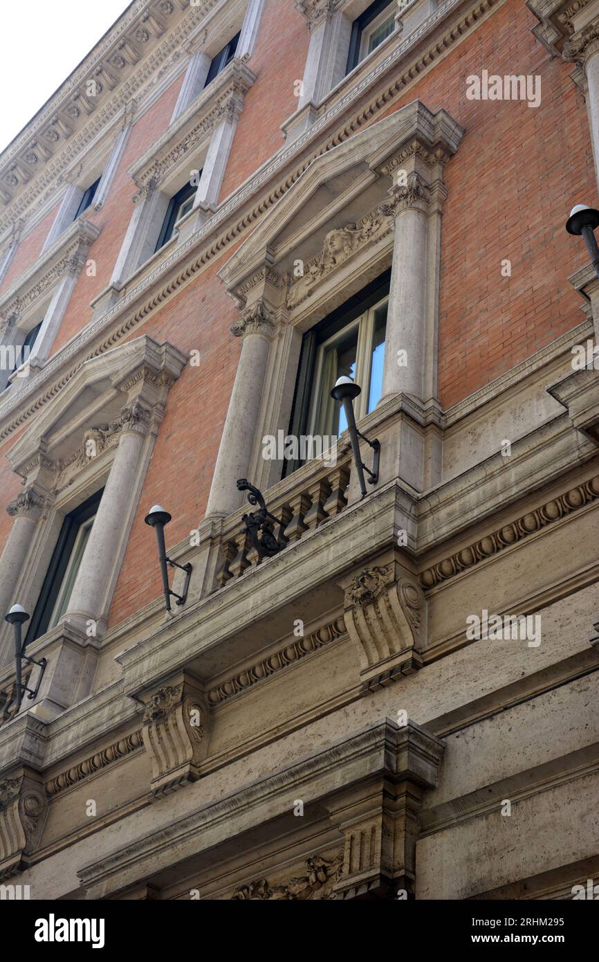 Rome, Italy street & building details Stock Photo - Alamy