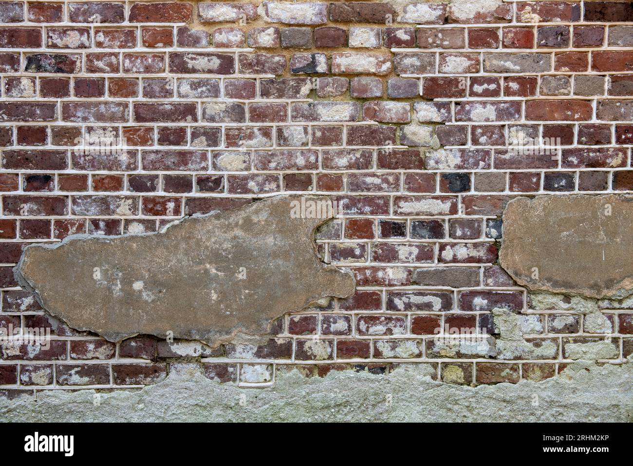 A background shot of the wall of an historic church in Charleston ...