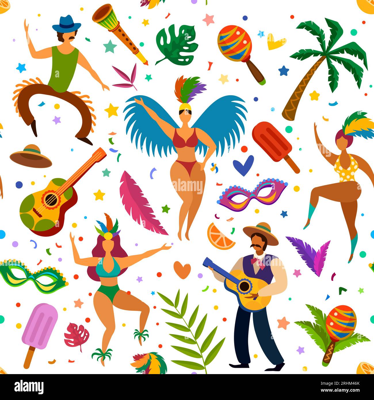 Samba performer Stock Vector Images - Alamy