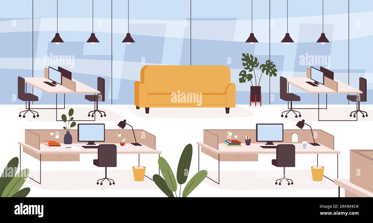 Empty chairs empty tables Stock Vector Images - Alamy