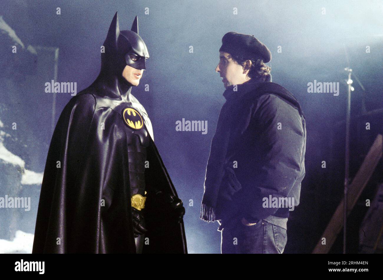 Michael Keaton, Director Tim Burton, "Batman Returns" (1992). Photo ...