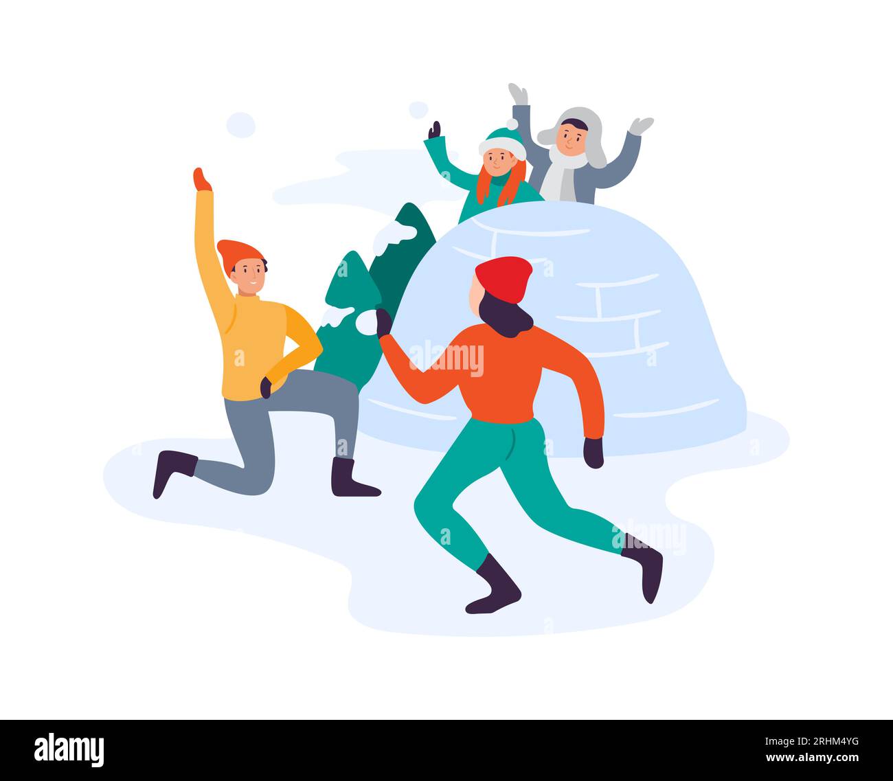 Children having fight Stock Vector Images - Alamy