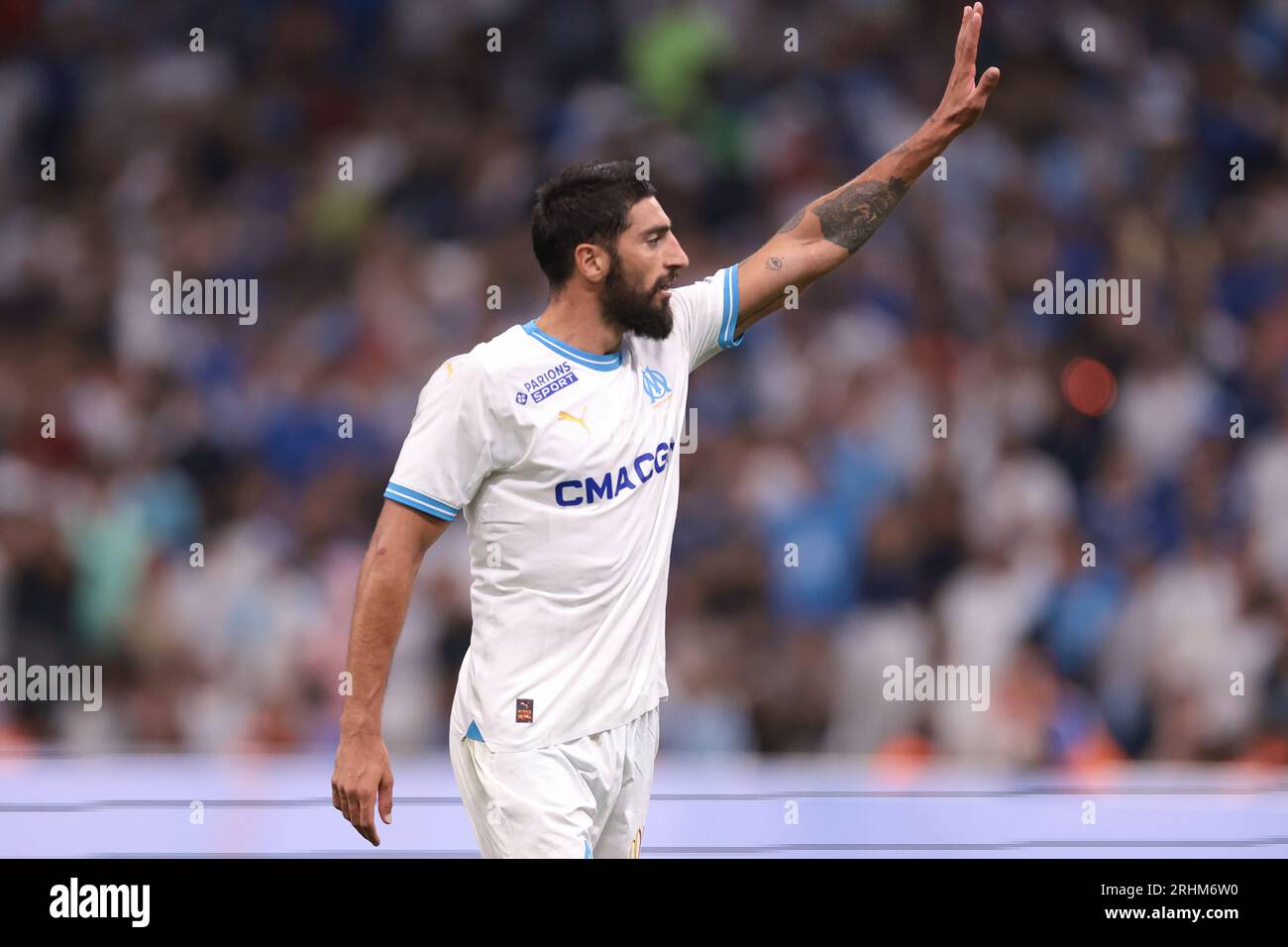 Marseille, 15th August 2023. Samuel Gigot of Olympique De Marseille ...