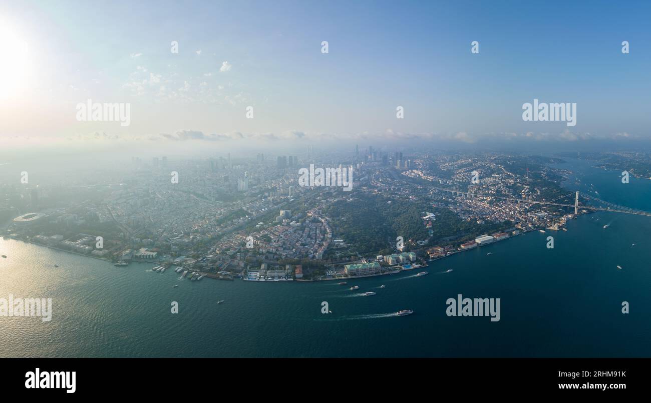 Aerial view skyline istanbul city hi-res stock photography and images ...