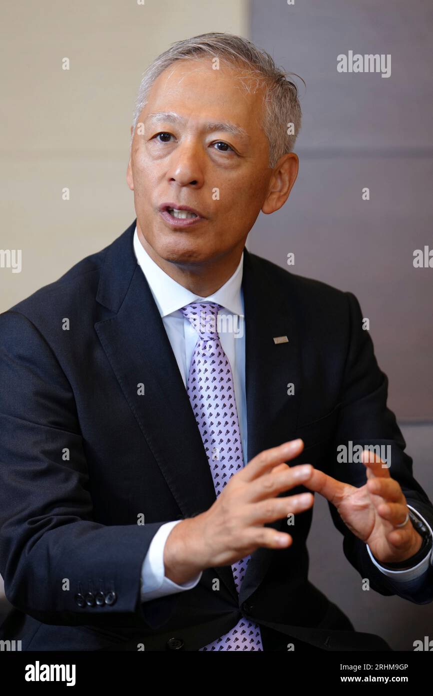 Akihiro Fukutome, Sumitomo Mitsui Banking Corporation (SMBC) President ...