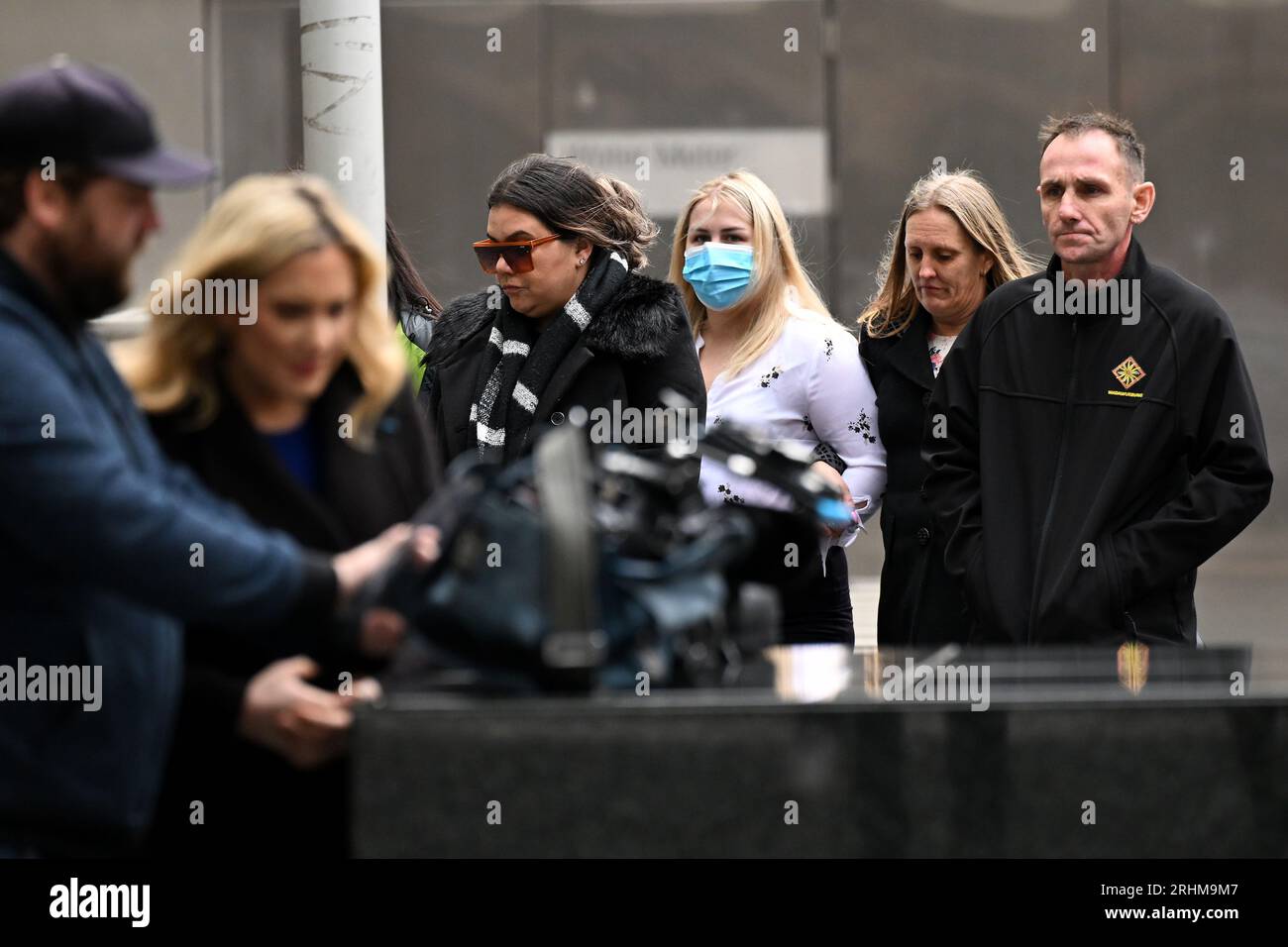 Melbourne, Australia. 18th Aug, 2023. Alisha Fagan arrives to the ...
