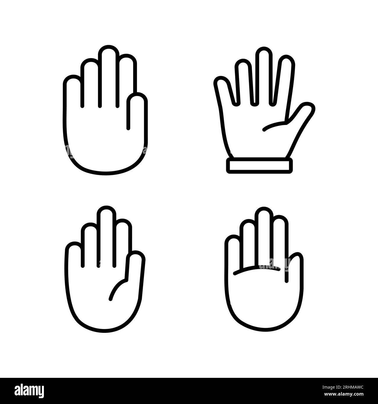 Hand icon vector. hand symbols. palm Stock Vector Image & Art - Alamy