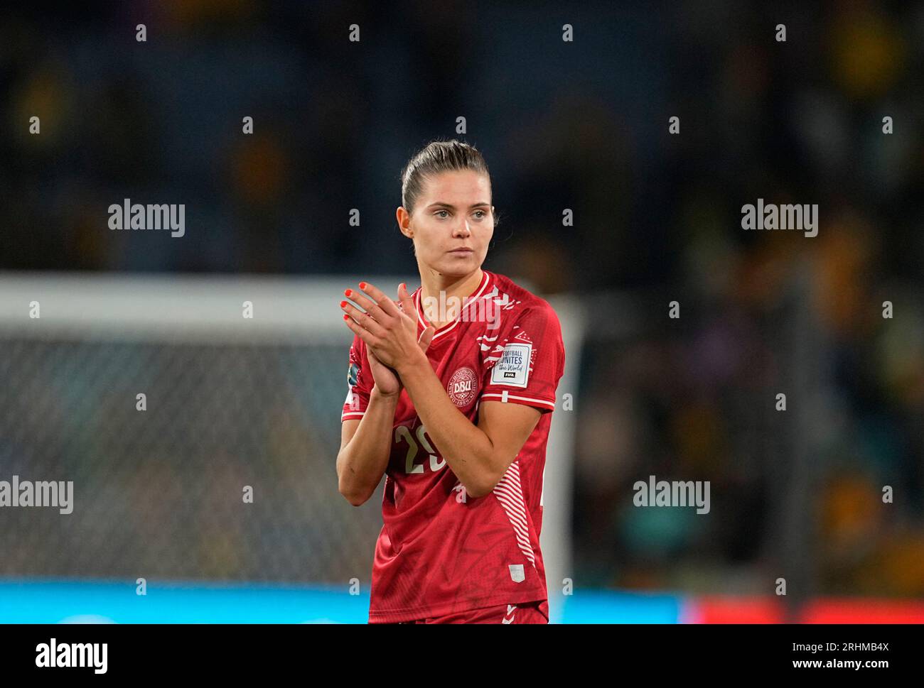 August 08 2023: Signe Bruun (Denmark) post game despair during a FiFA ...