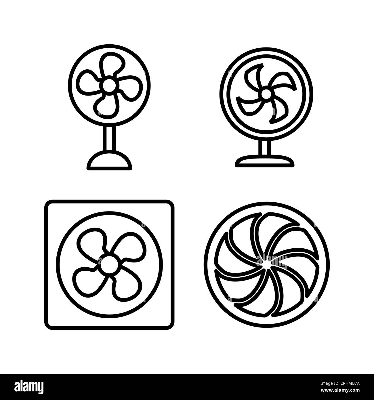 Fan icon vector. blower icon. propeller. ceiling Stock Vector Image ...
