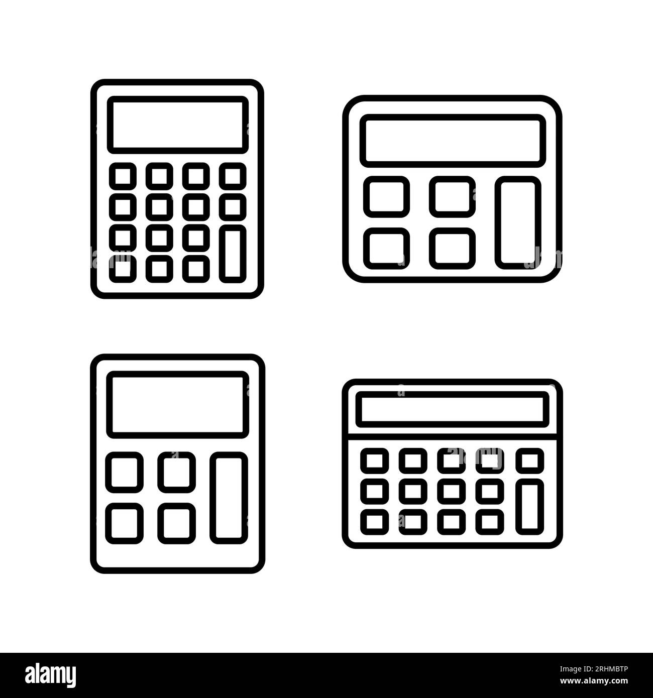 Calculator icon vector. math icon. finances sign Stock Vector Image & Art - Alamy