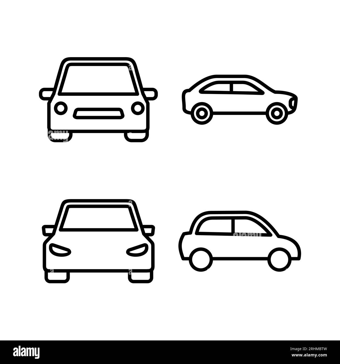Car icon vector. Car sign. sedan Stock Vector Image & Art - Alamy